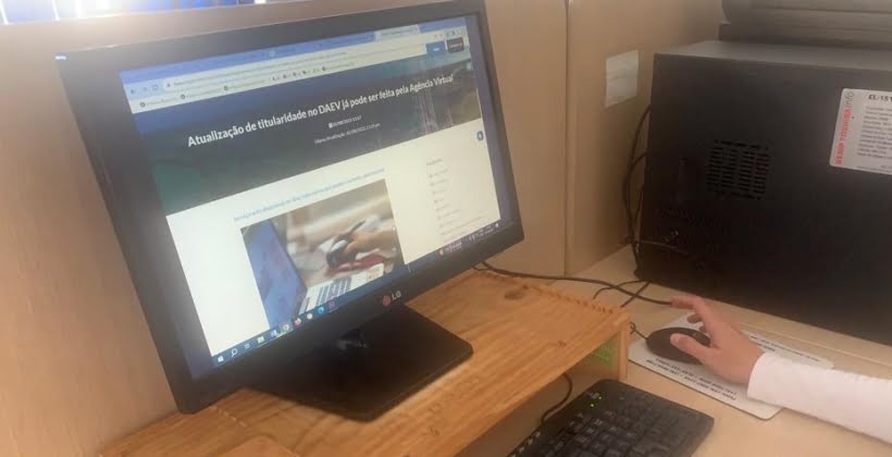Atualização de titularidade no DAEV já pode ser feita pela ‘Agência ...